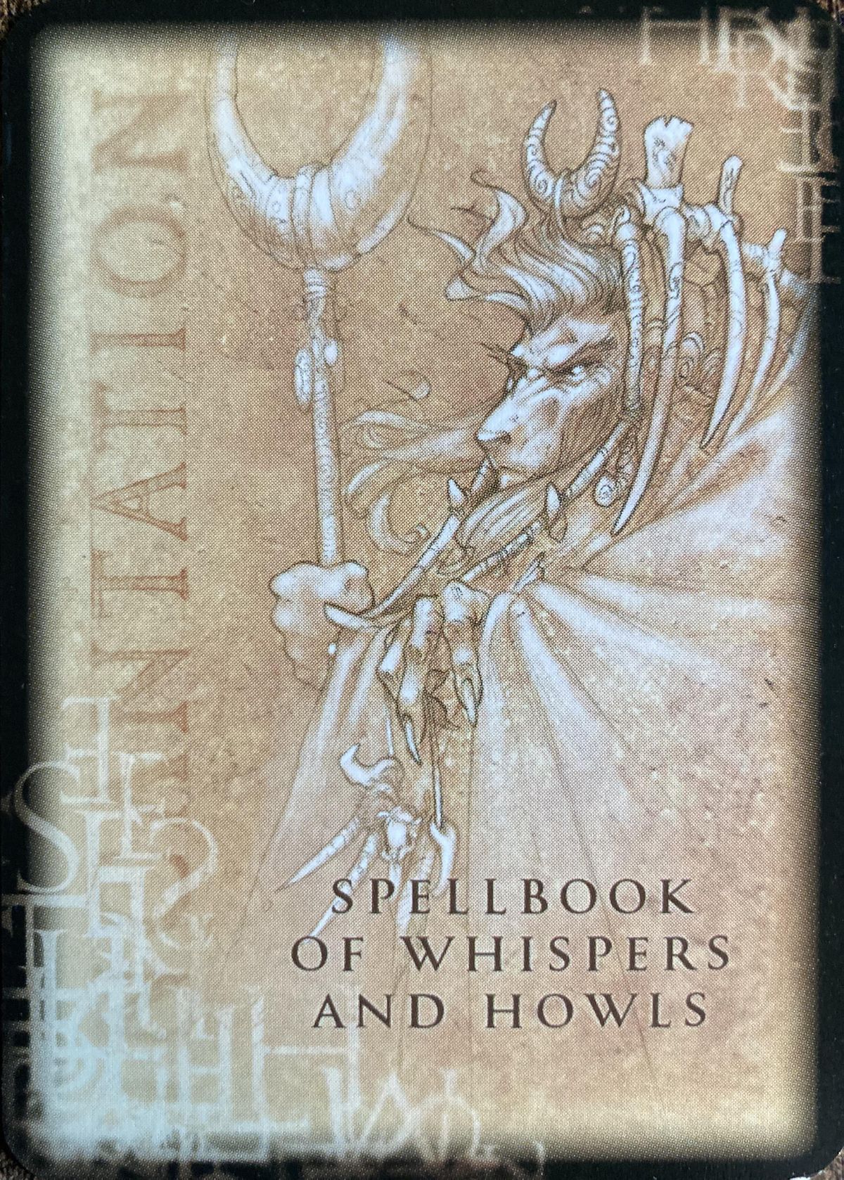 Whispers & Howls Spellbook Cover Card - Confrontation.wiki