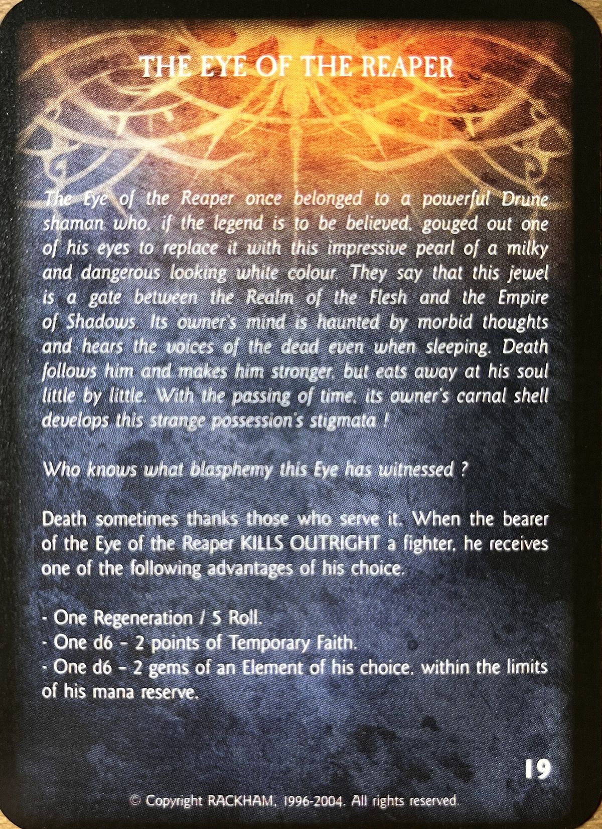 The Eye of the Reaper - Confrontation.wiki