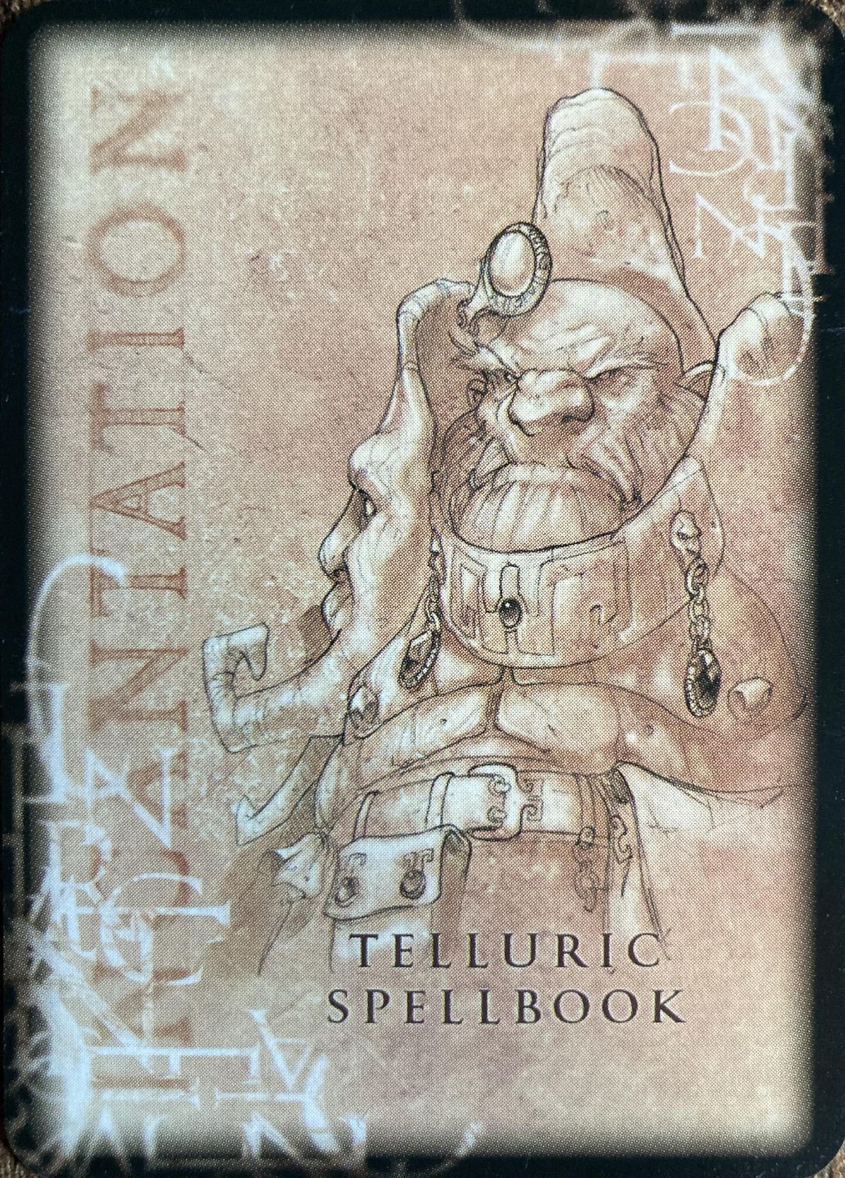 Telluric Spellbook Cover Card - Confrontation.wiki