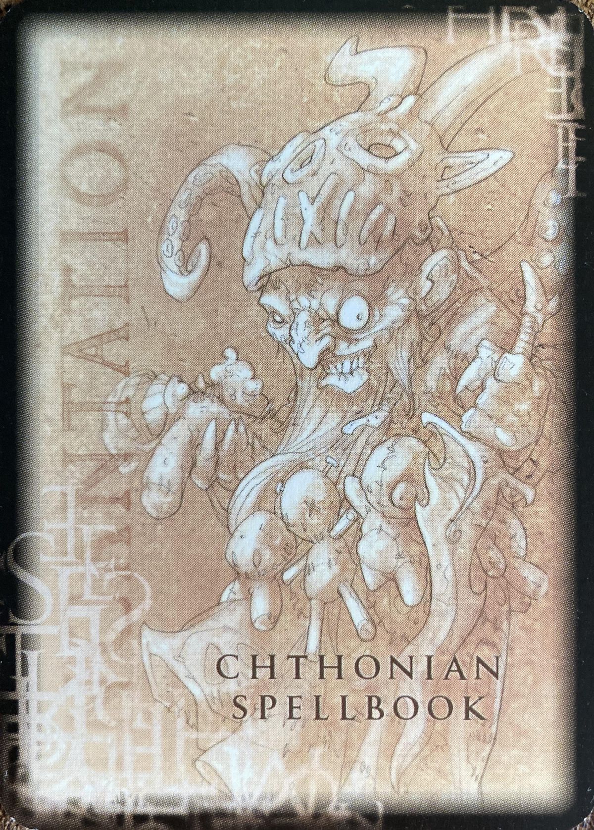 Chthonian Spellbook Cover Card - Confrontation.wiki