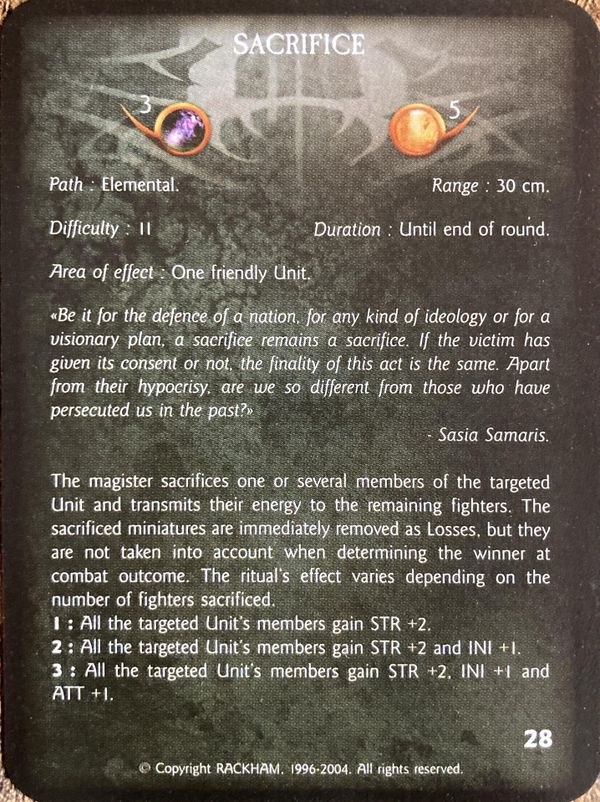 Sacrifice (ritual) - Confrontation.wiki